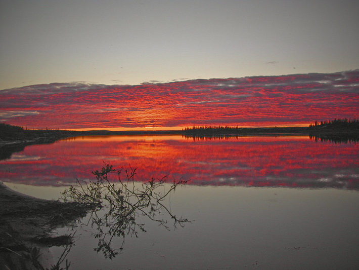 Sunset, coppermine • Photography • Robert Sprachman